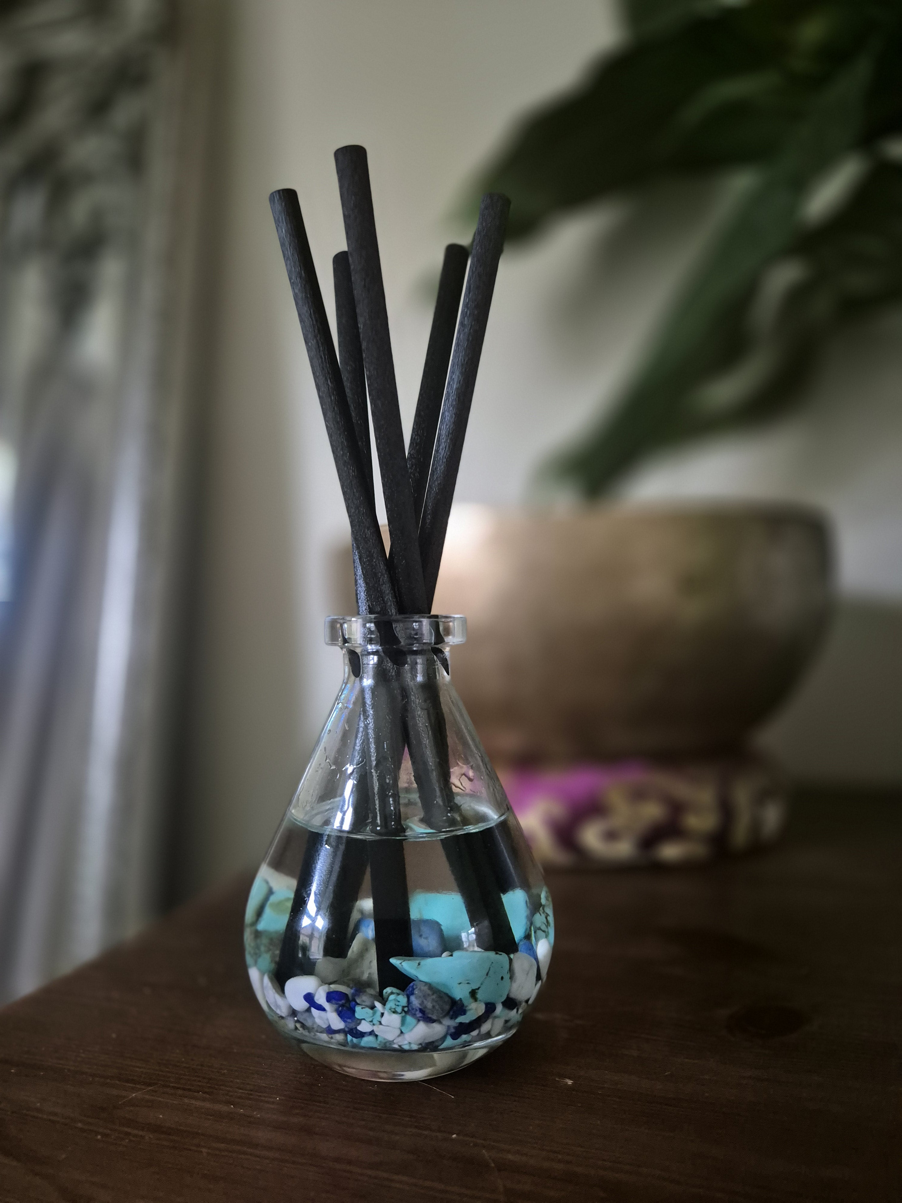 A crystal infused reed diffuser – A Banana Moon
